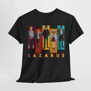 Lazarus Anime Characters Shirt | Retro Anime Style Tee | Axel, Oreina ...