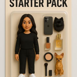 Affiche Starter Pack Personnalisée - Figurine Collection Style ...
