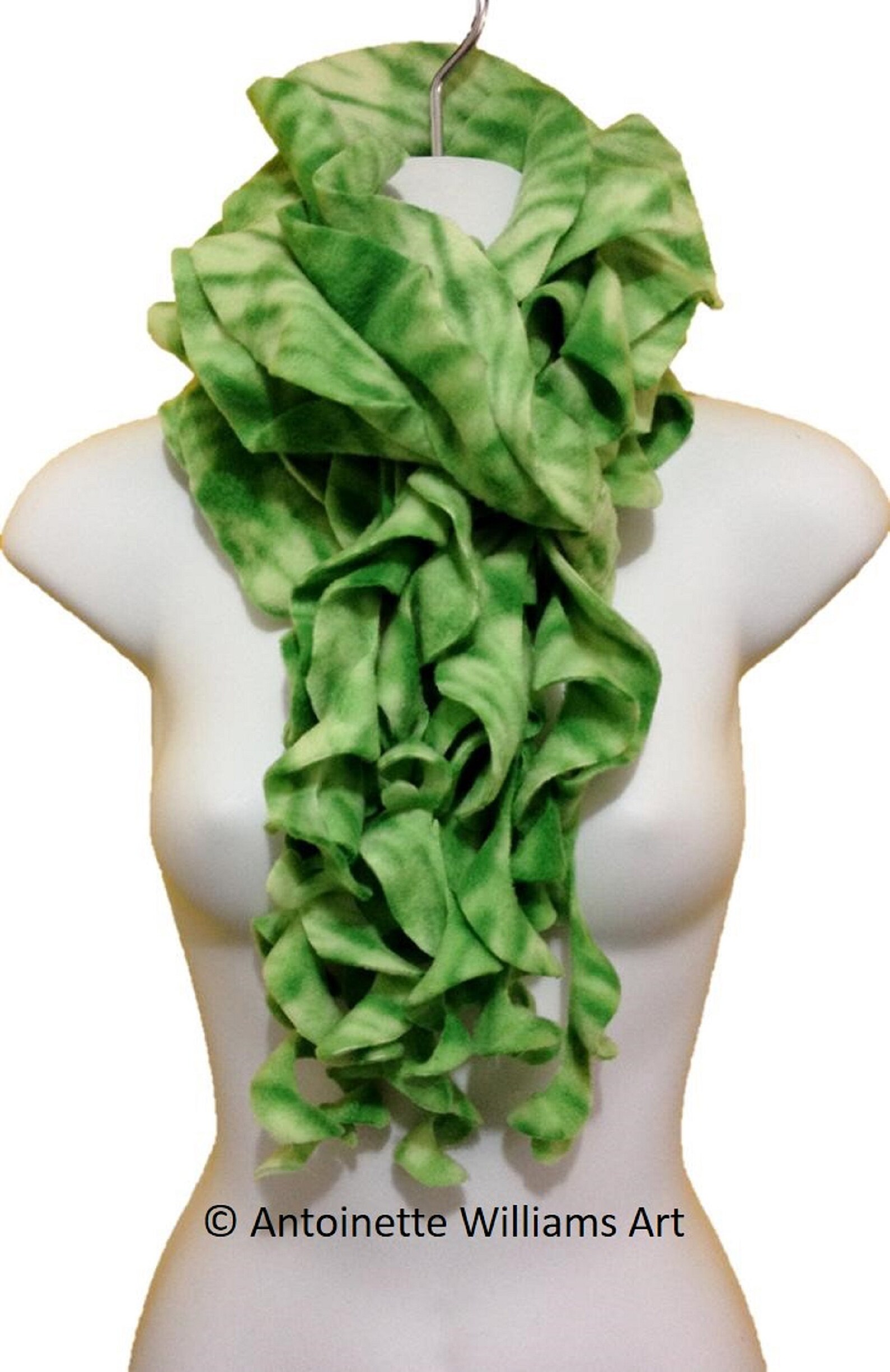 Chunky Ruffle Multi Strand Blizzard Fleece Rose Loop Cowl Scarf Multi ...