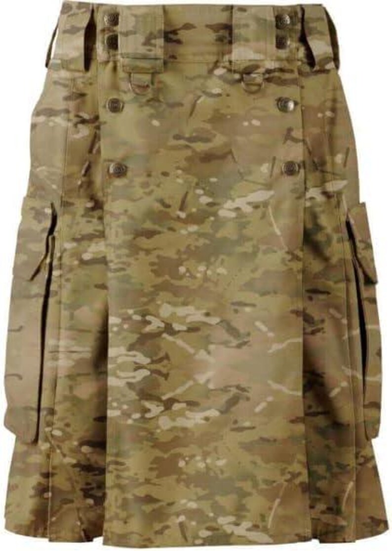 Tactical Duty Multicam Men’s Camo Utility Kilt Military Style Tactical ...