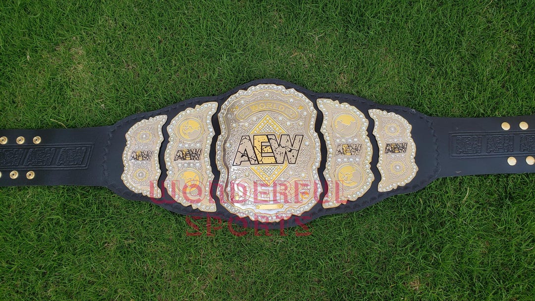 AEW World Heavyweight Wrestling Championship Title Adult Size Belt ...