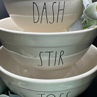 Rae Dunn Kitchen Collection: Pizza, Tacos, Soup Bowls - Etsy