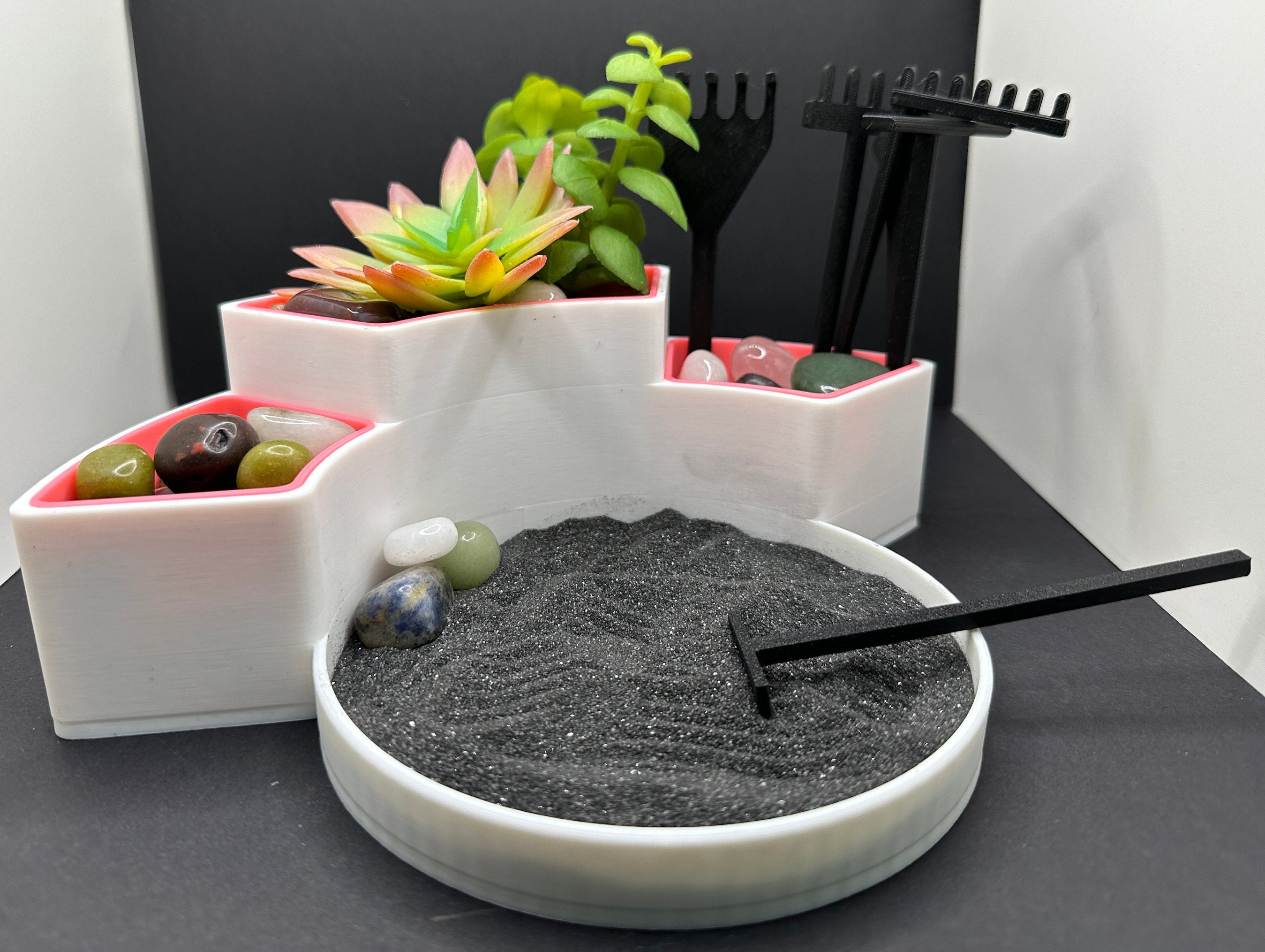 3D Printed Zen Garden - Choose Circle or Rectangle - Free Shipping - Etsy