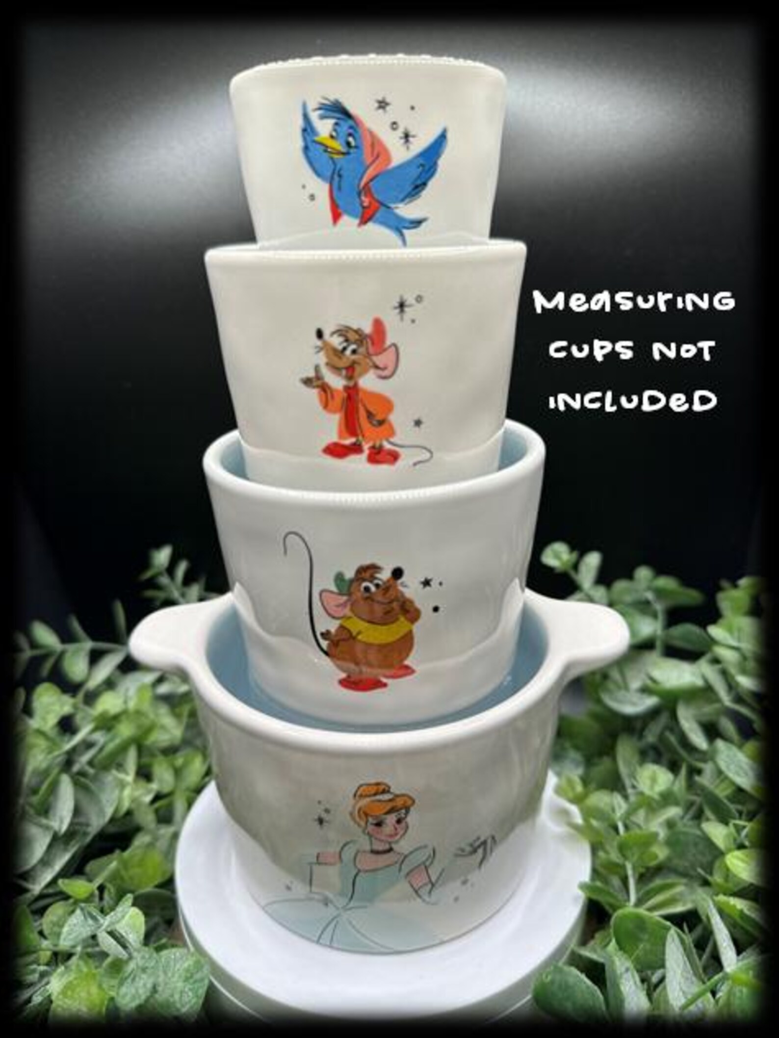 The Bucket Riser Set for Rae Dunn Measuring Cups -set of 3, Clear PLA ...
