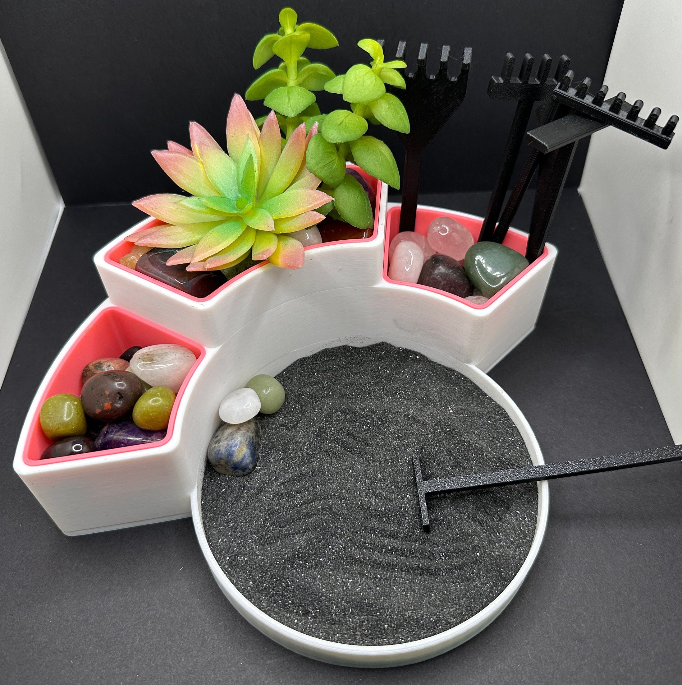 3D Printed Zen Garden - Choose Circle or Rectangle - Free Shipping - Etsy