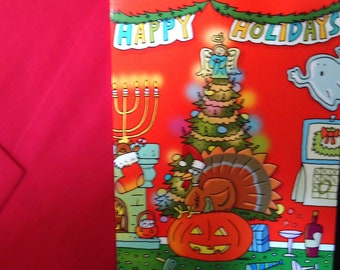 All in One Holiday Card - Etsy