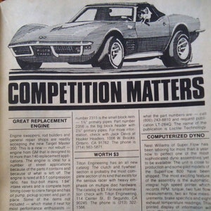 CORVETTED MAGAZINE, 1979, Chop Top Vette, Twin Turbo Vette, 1953 ...