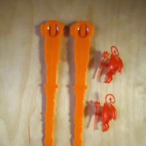 SMIRNOFF VODKA SCREWDRIVER, Barware, Stirrers, Orange Plastic Shot ...