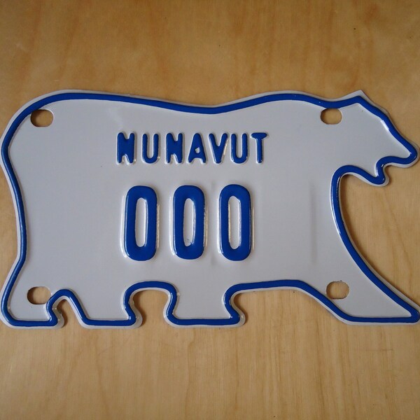 Polar Bear License Plate - Etsy
