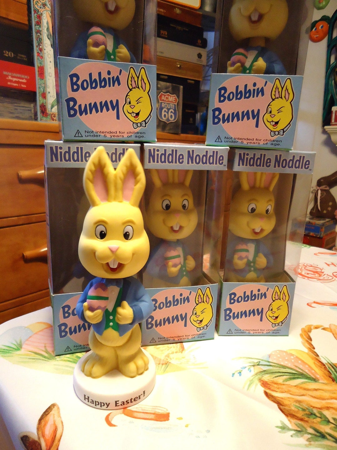 FUNKO EASTER BUNNY, Peter Cottontail, Bobble Head, Bobbin Bunny, Nodder ...