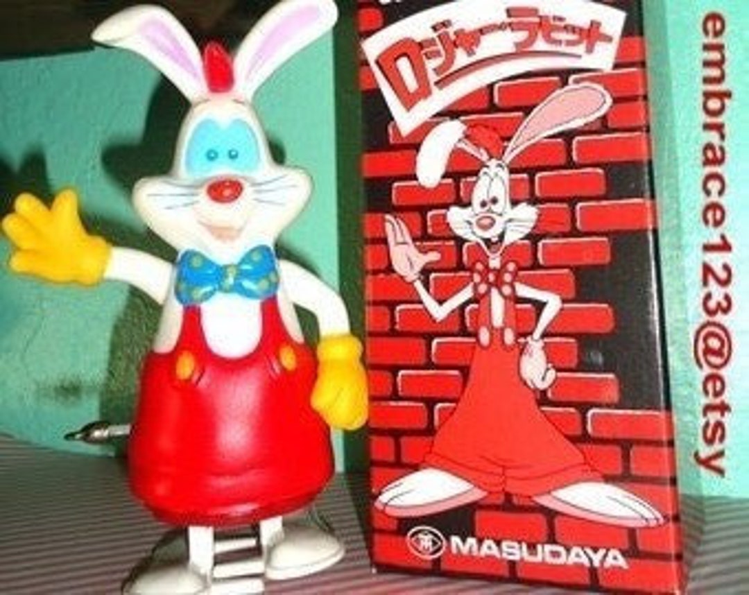 RODGER RABBIT TOY, 1980s, Who Framed Roger Rabbit, Disney, Amblin, Wind ...