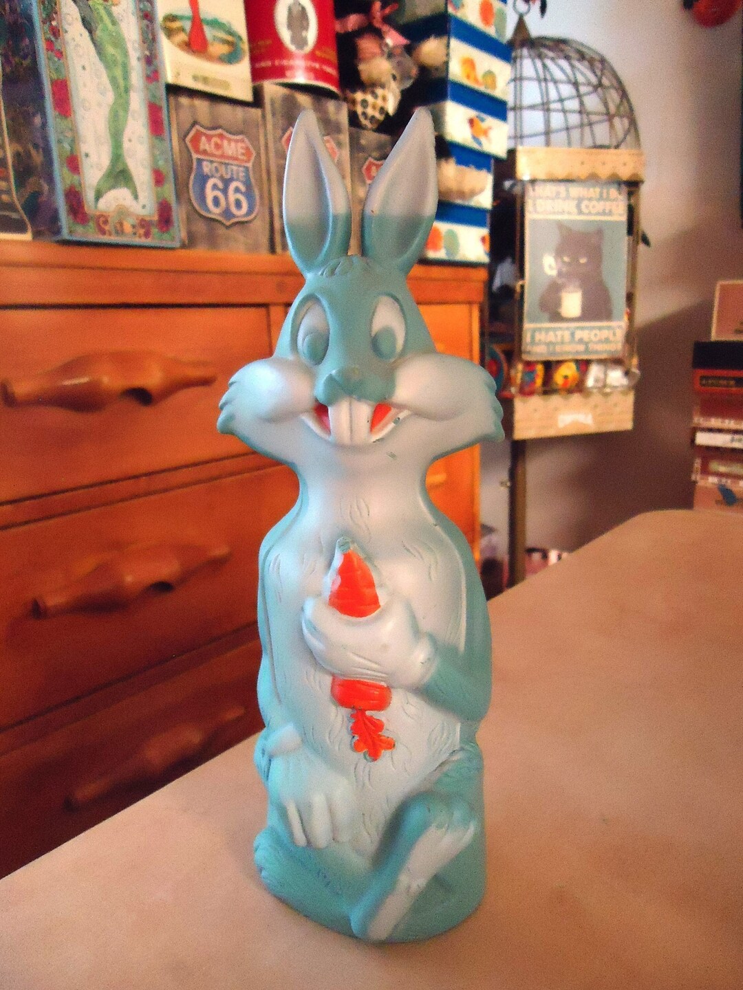 BUBBLE SOAP COVER, 1960s, Bugs Bunny, Soaky, Figural Soft Vinyl, Cover ...