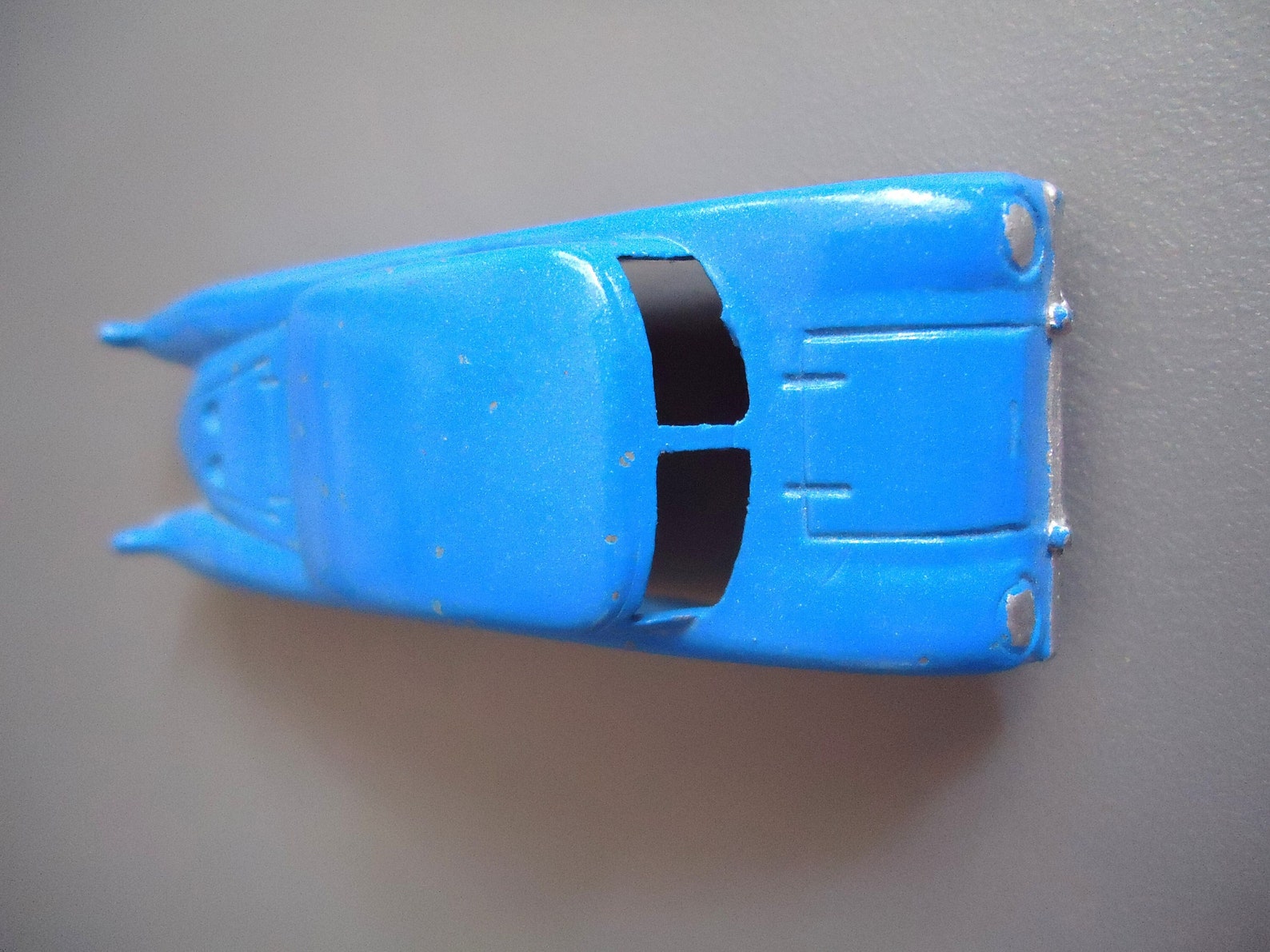 MIDGETOY TORPEDO CAR, 1950s, Blue, Die Cast Car, Space Age, Split ...