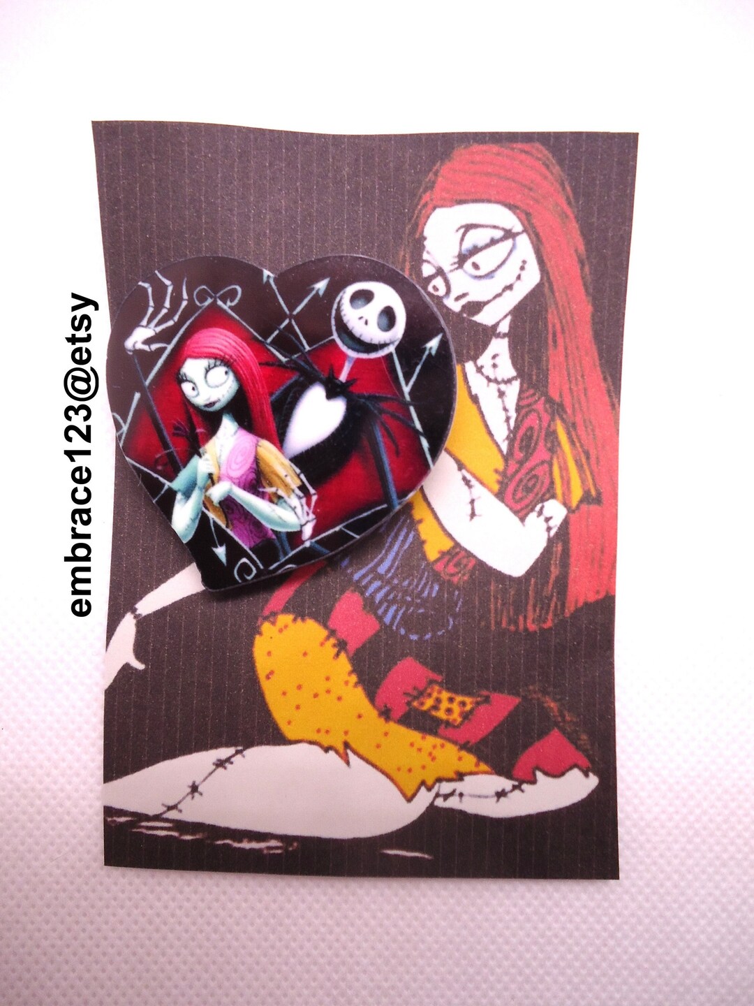 NIGHTMARE BEFORE CHRISTMAS, Undying Love, Acrylic Pin/brooch, Jack ...