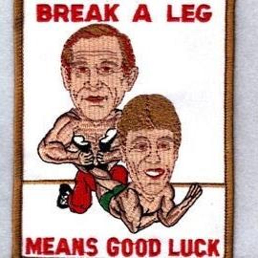 HOLLYWOOD STUNTMAN PATCH, 1970s, Jacket Patch, Break A Leg Means Good ...