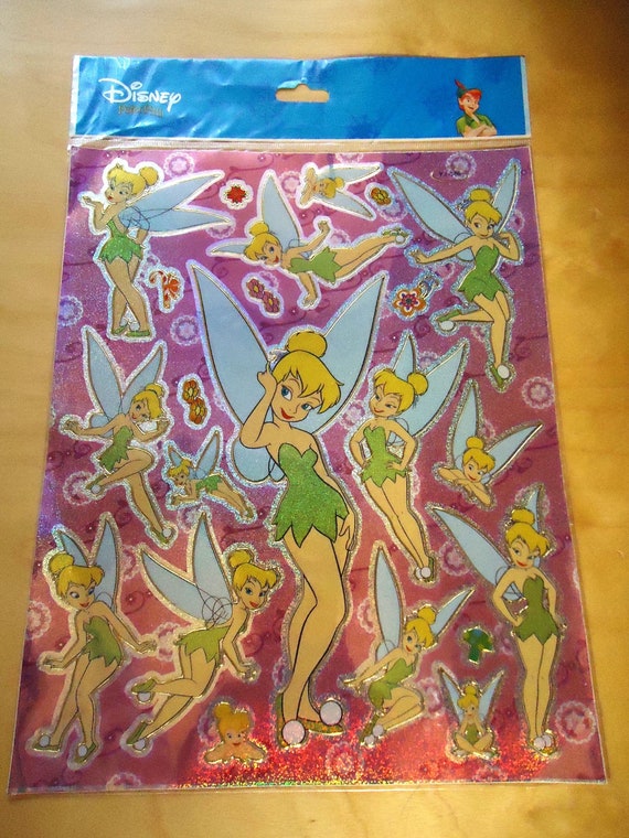STICKERS Tinker Bell Laser Designed Sticker Sheet - Etsy