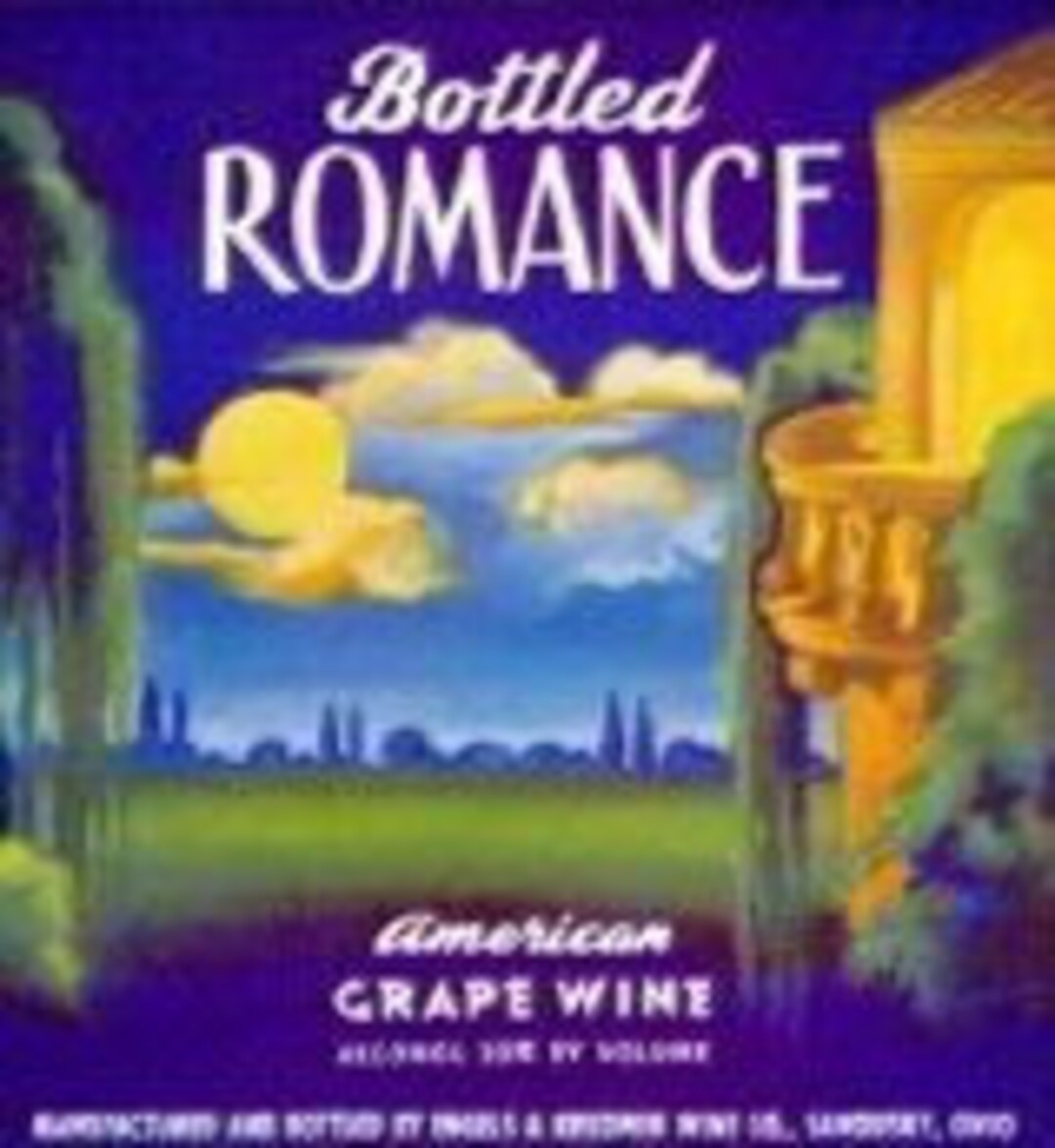BOTTLED ROMANCE LABELS 1930s Wine Labels, Four 4, Engels & Krudwig Wine ...
