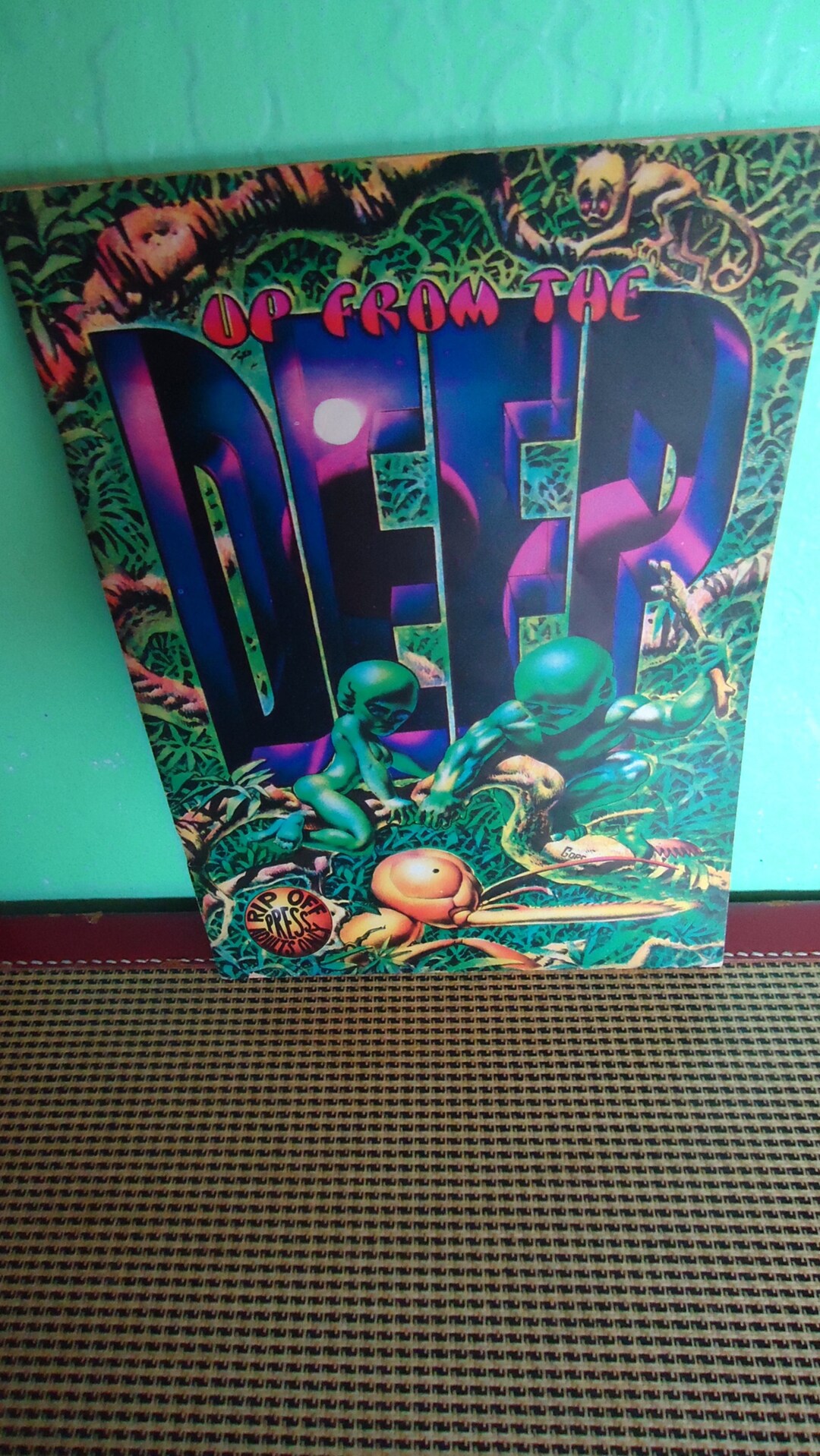 UNDERGROUND COMIC BOOK 1971 up From the Deep Rip off Press - Etsy