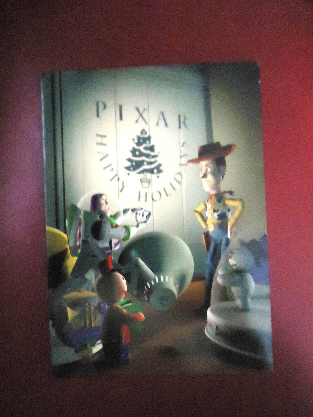 PIXAR CHRISTMAS CARD Toy Story Pixar Animation Studios - Etsy