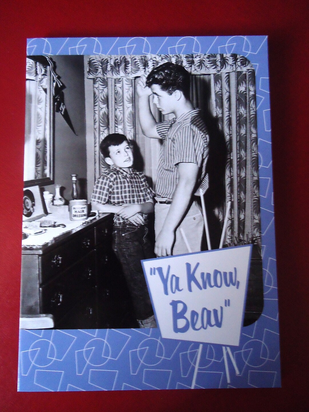 THE CLEAVERS CARD Leave It to Beaver Universal Studios - Etsy