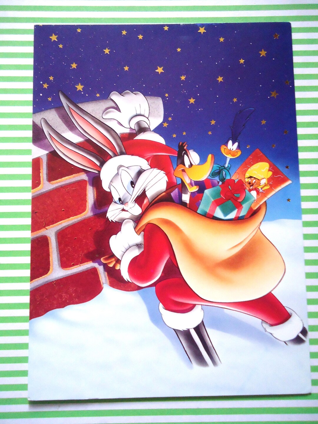 WARNER BROS. CHRISTMAS, 1997, Bugs Bunny, Daffy Duck, Road Runner ...