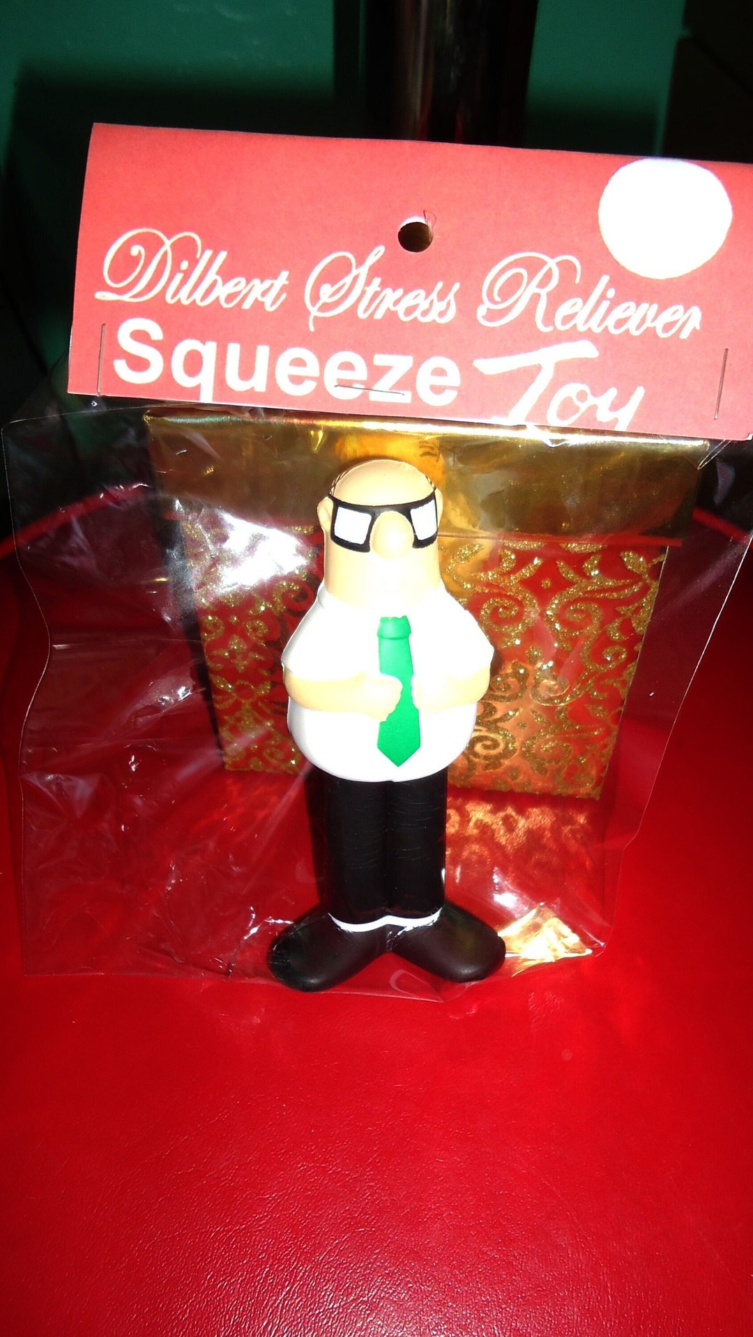 DILBERT WALLY SQUEEZIE, Stress Reliever, Dilbert Character, Desk Tech ...