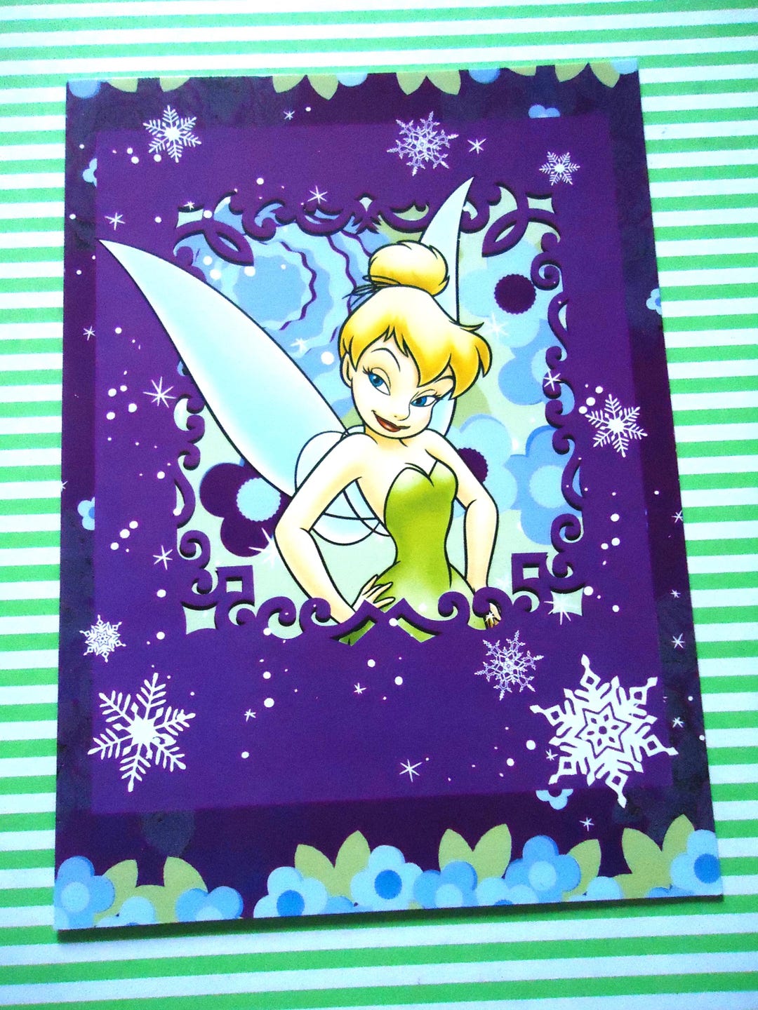 TINKERBELL CHRISTMAS CARD, Tinker Bell, Tink, Pixie, Fairy, Magical ...