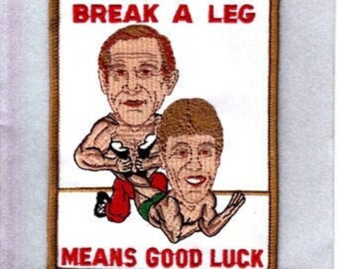 HOLLYWOOD STUNTMAN PATCH, 1970s, Jacket Patch, Break A Leg Means Good ...