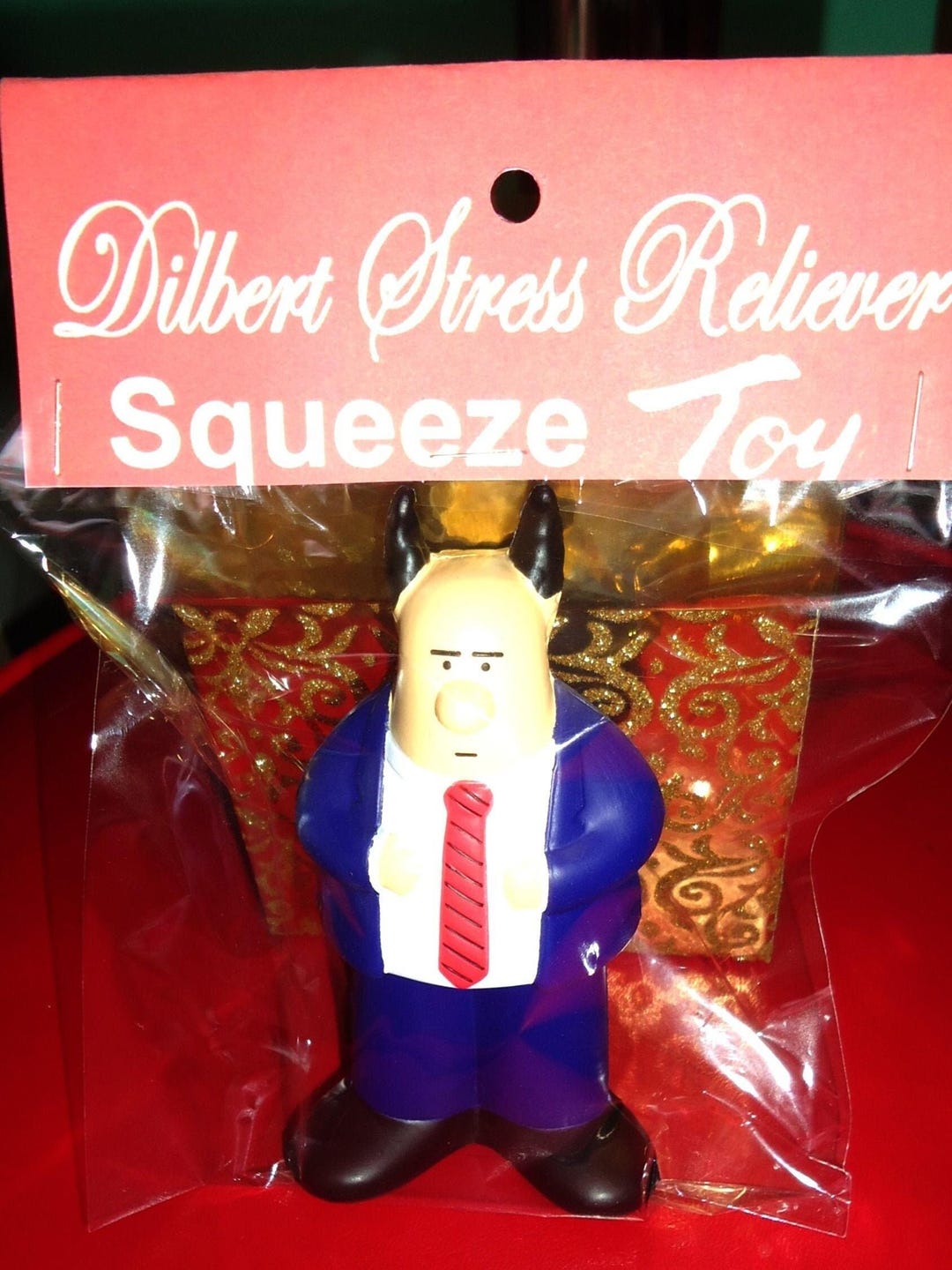 DILBERT'S BOSS SQUEEZIE, Vintage, Stress Reliever, Desk Tech Toy ...