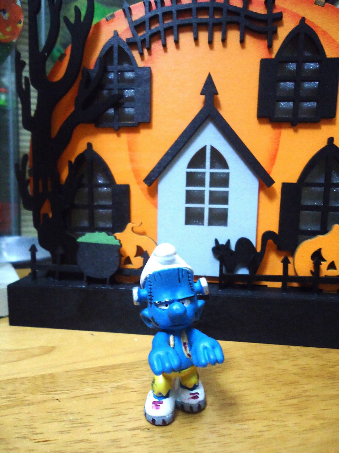 SMURF FRANKENSTEIN FIGURE Monster Smurf 2.5 Inch Pvc Figure - Etsy