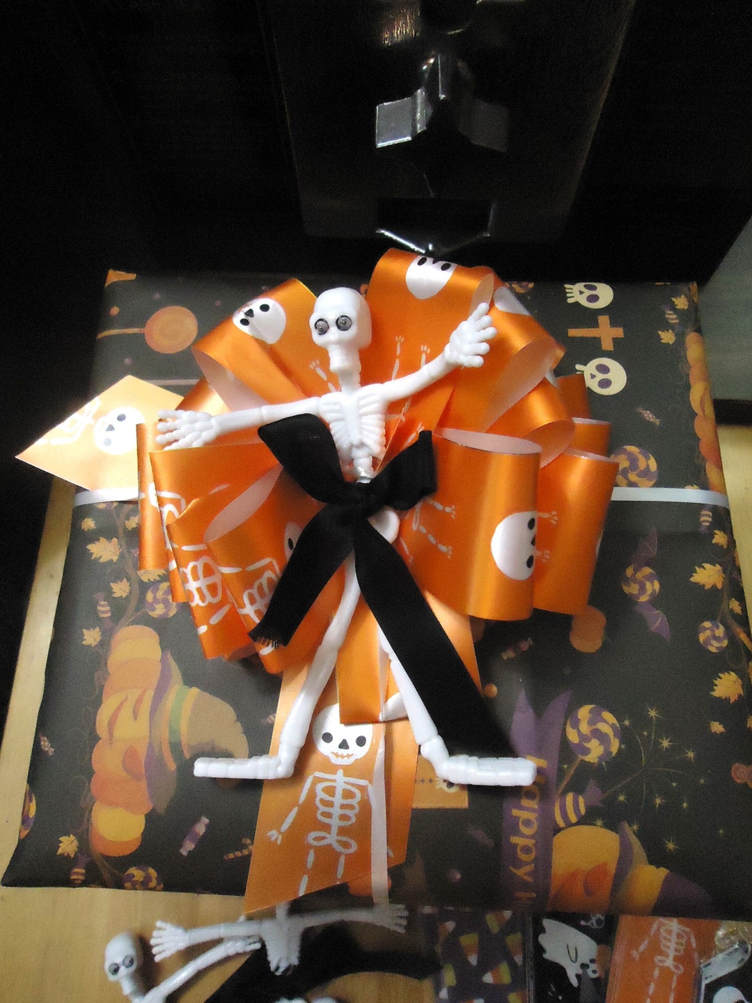 SKELETON PACKAGE TOPPERS, Four (4) Bendee Skeleton Toppers, Four (4 ...