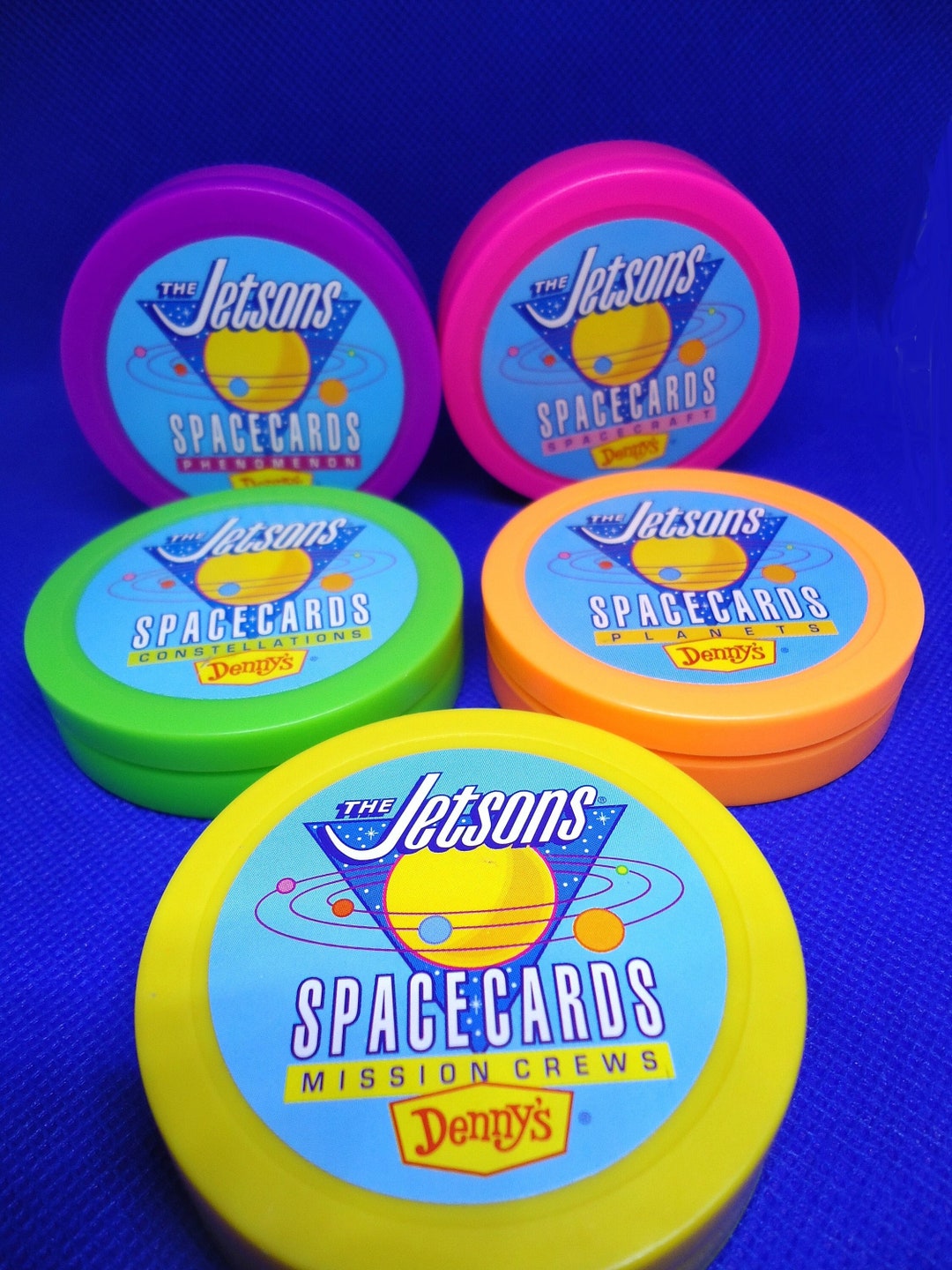 JETSONS SPACE CARDS, 1992, Five, Denny's Promo, Constellations, Planets ...