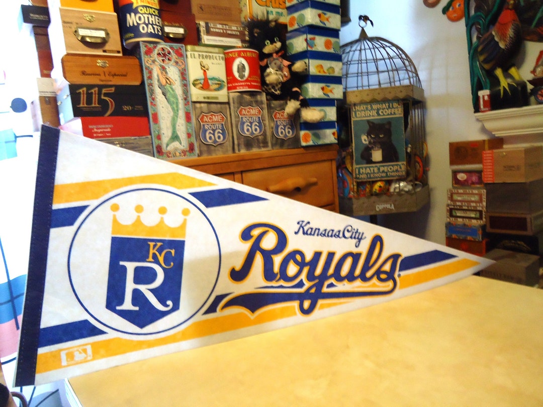 KANSAS CITY ROYALS 1980s Felt Pennant Major League - Etsy