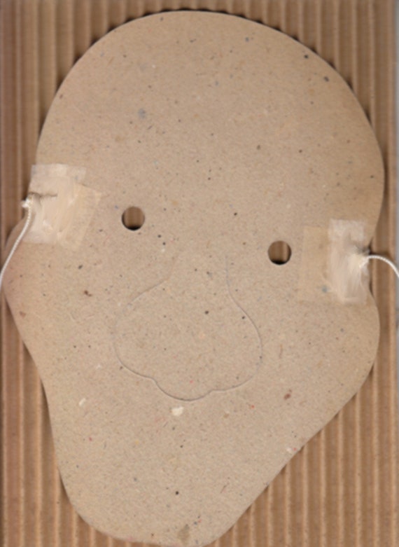 KNUCKLEHEAD MOBSTER MASK, 1940s, Halloween, Die Cut, … - Gem