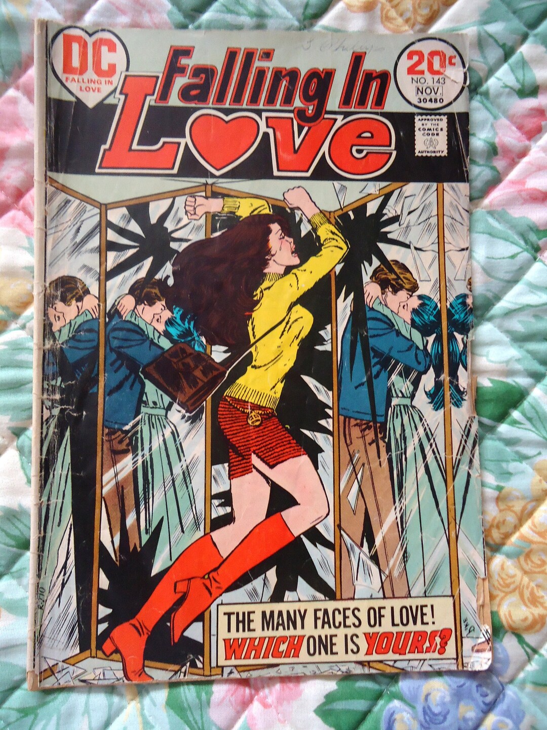 1973 ROMANCE COMIC, Falling in Love, Romantic Genre, Dc Comic, Vol 19 ...