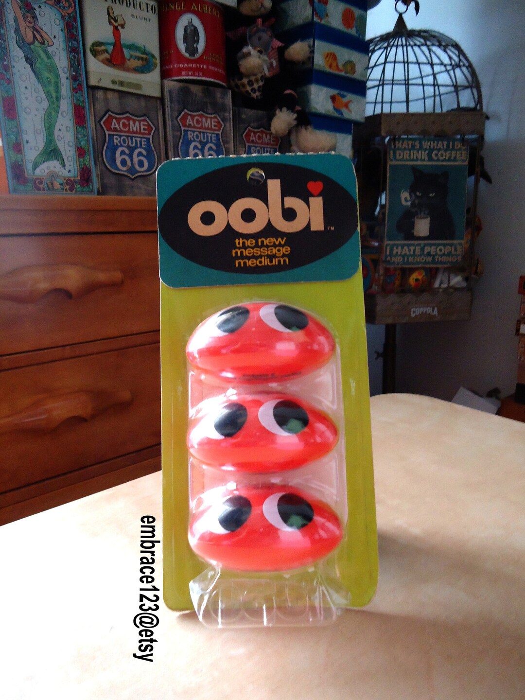 TOY VESSEL MESSENGERS 1970 Oobi Red Egg Shaped Hard - Etsy