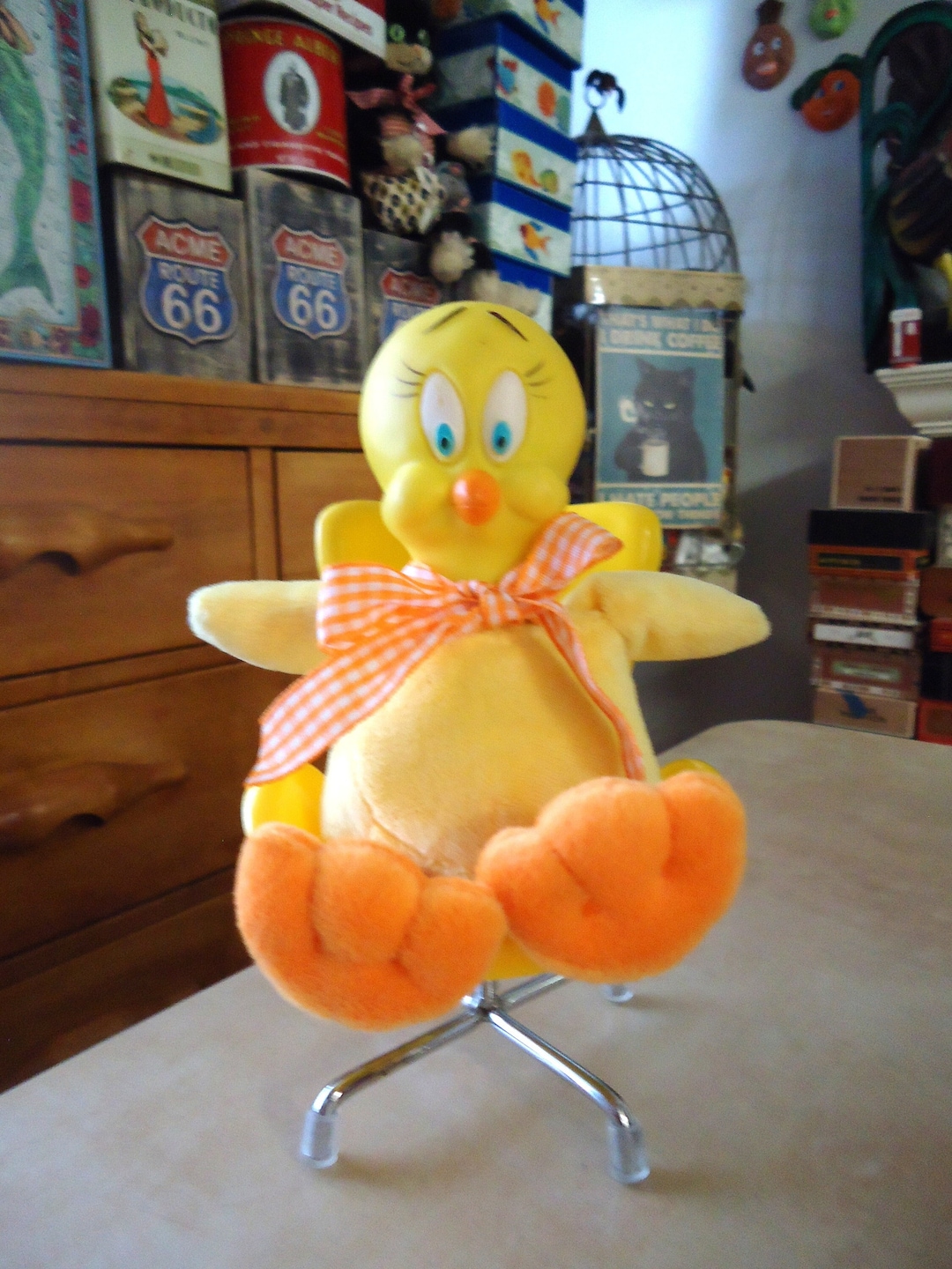 TWEETY BIRD REMAKE Stuffed Plush Up-cycled One of A Kind - Etsy