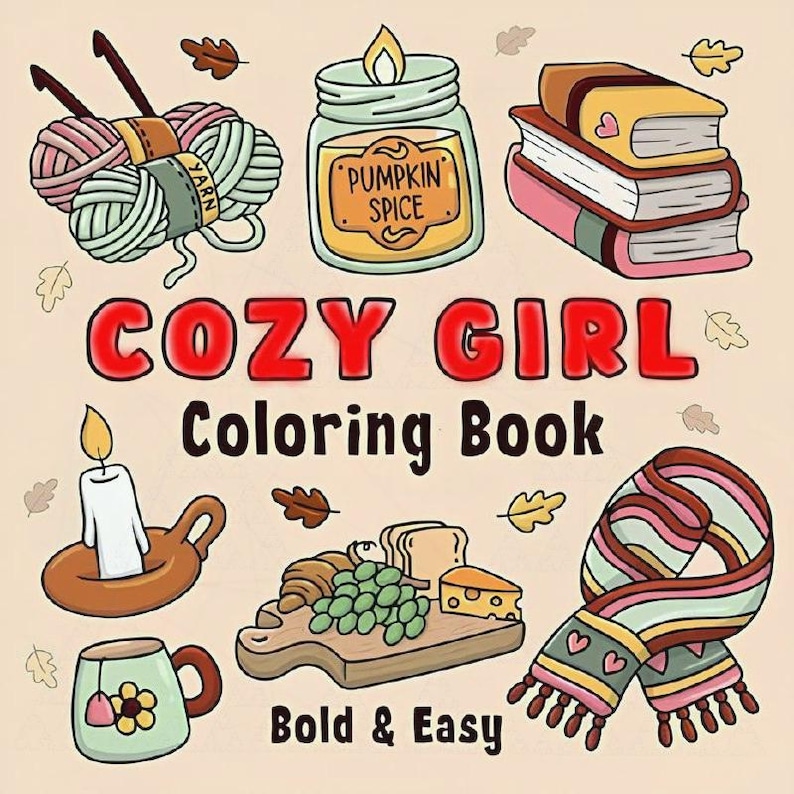 Coco Wyo Cozy Girl Coloring Book PDF – 40 Printable Pages for Kids ...