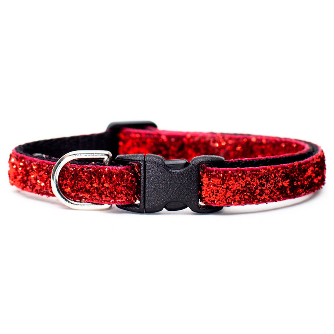 Cat Collar the No Place Like Home Red Sparkle - Etsy