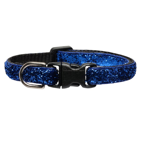 Sparkly Blue Cat Collar - Etsy