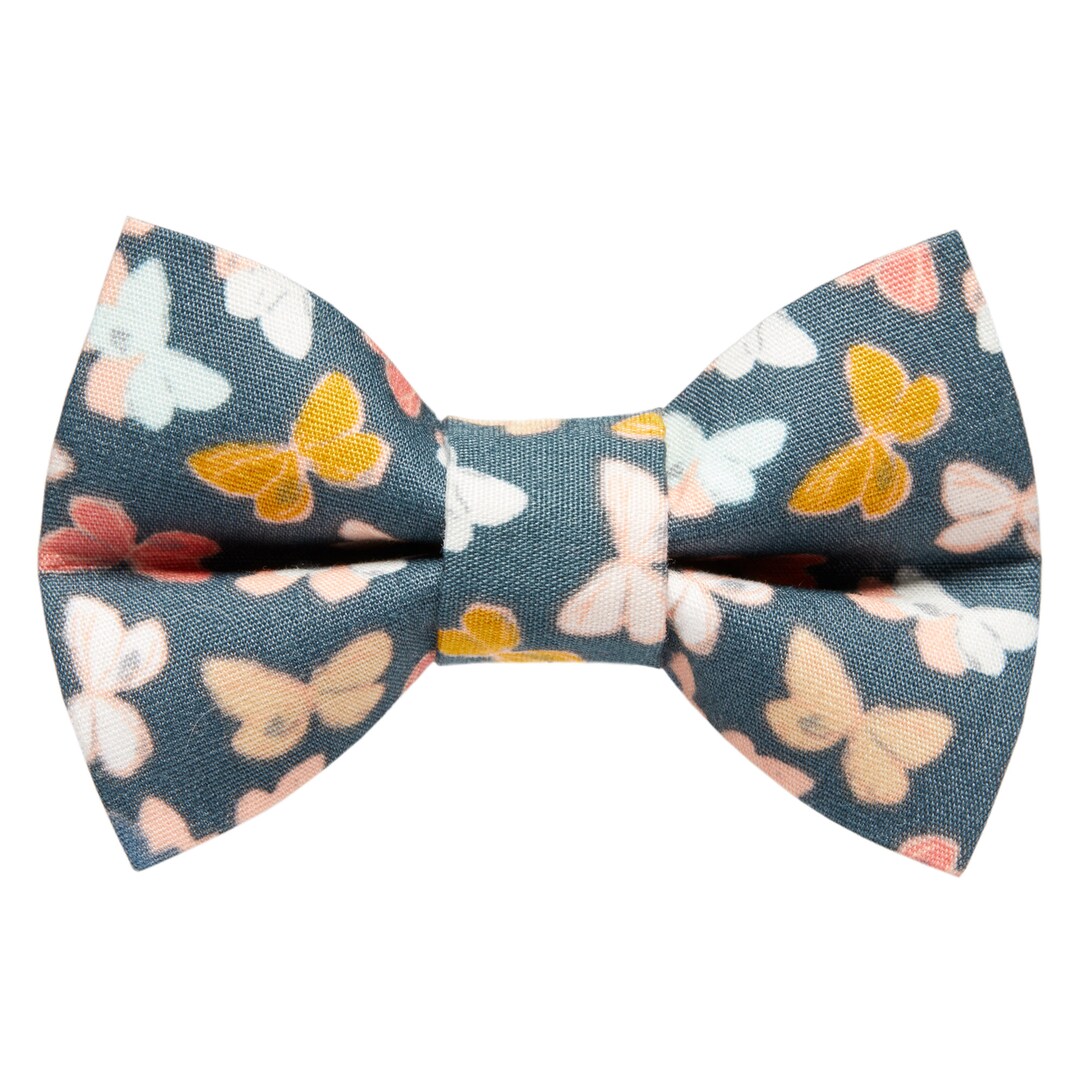 Cat Bow Tie - "the Out for Lunch" - Moth Print - Etsy