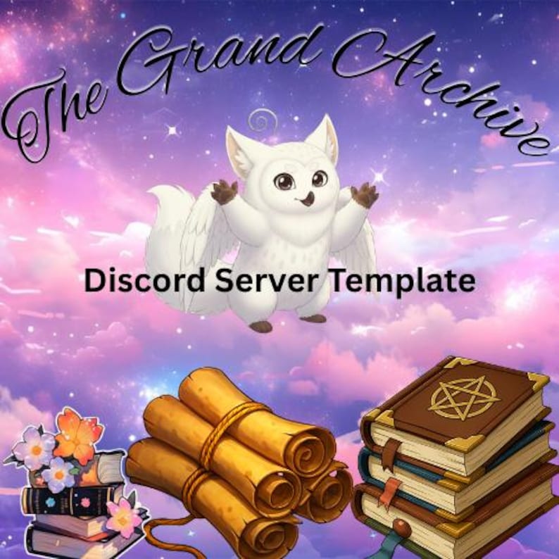 Discord Template | the Grand Archive Writing and World Building - Etsy