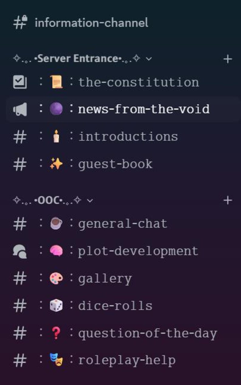 Discord Server Template | Pre-built Roleplay Based | 40+ Channels ...