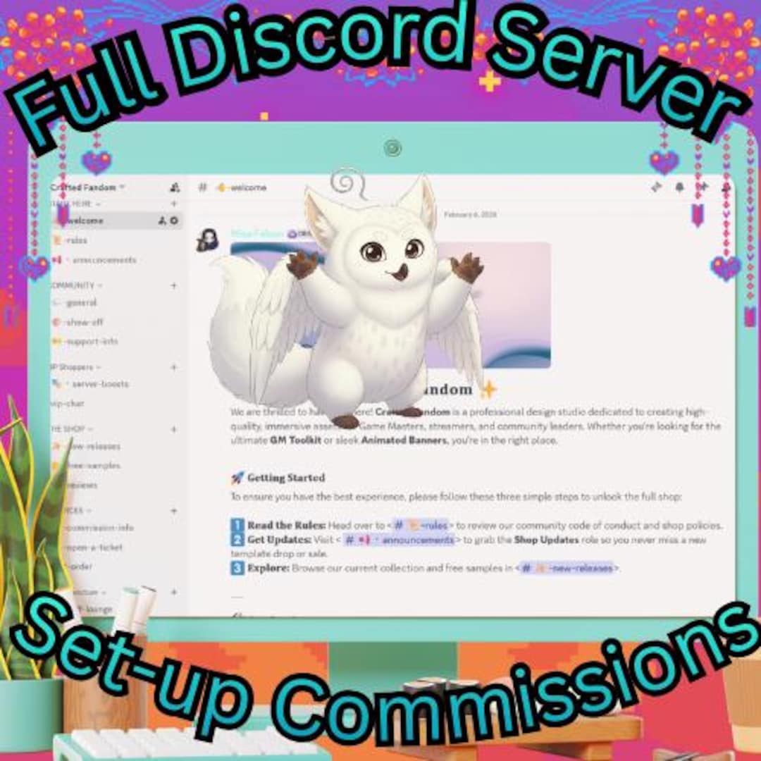 Discord Server Setup Commission - Etsy