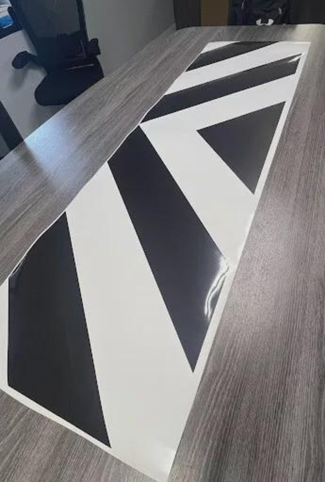 Reflective Chevron Decal Panel 18”x64” Red/black/white - ORALITE PPV Tahoe - Etsy