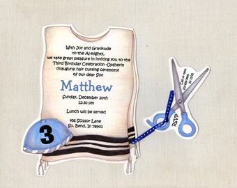 Printable Upshernish Invitation 3rd Birthday Jewish First Hair - Etsy