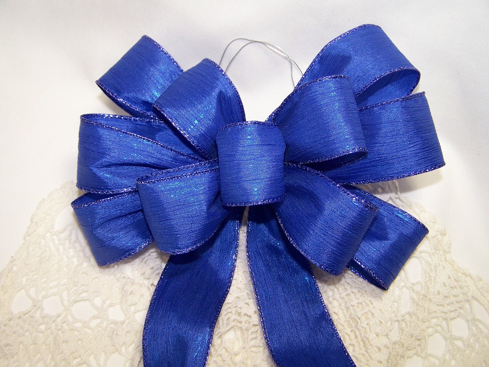 Royal Blue Bow Handmade Perfect for Wreaths Holiday Christmas - Etsy