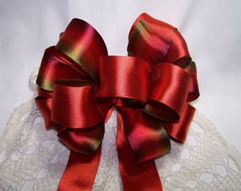 Rainbow Fall & Autumn Bow Handmade Perfect for Wreaths Holiday | Etsy