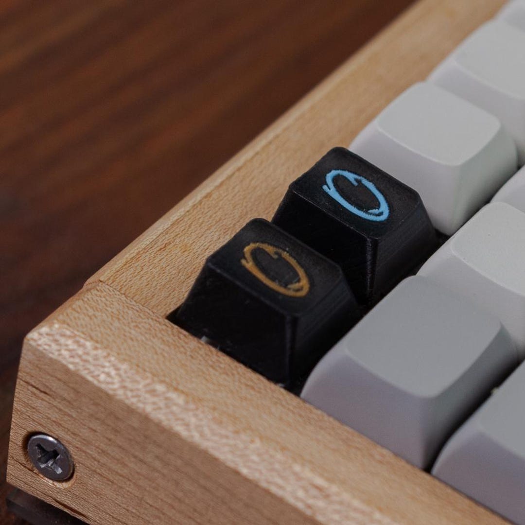 Portal Pair Keycap Set (2 Keycaps) – Orange & Blue Portals – Cherry MX ...