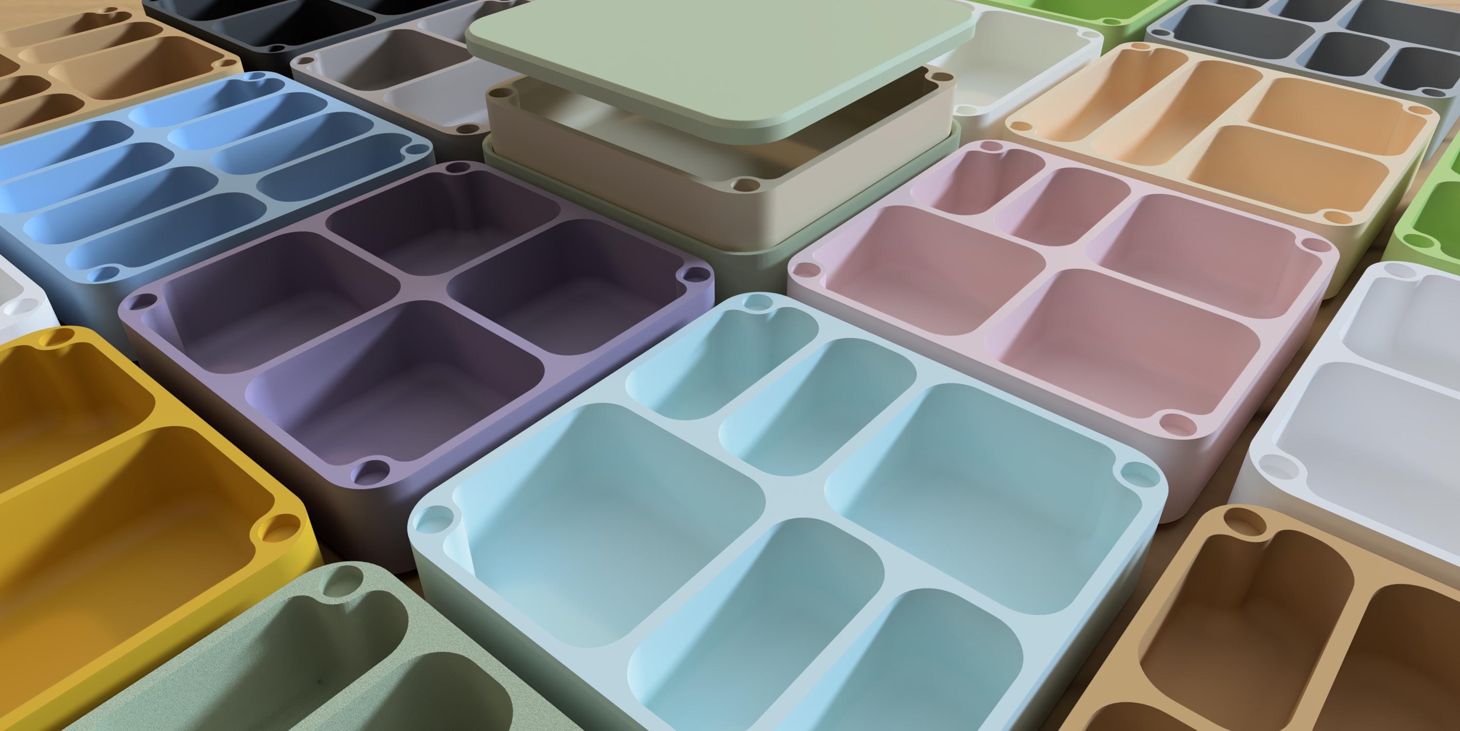 Modular Storage Box | 3D Printable Organizer, Customizable Compartment ...